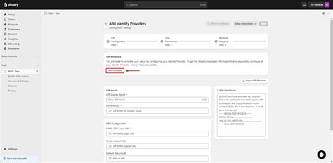 Shopify Saml Single Sign On Sso