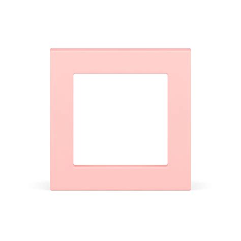 Pink Squared Regular Boundary Wide Edge Construction Basic Foundation