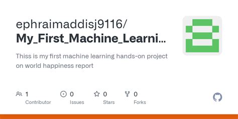 Github Ephraimaddisj9116myfirstmachinelearningprojectinpython