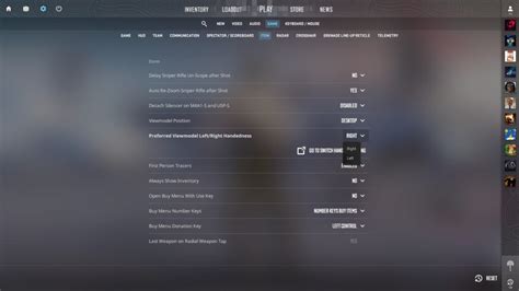 CS Adds Left Hand Viewmodel Preference And Keybind To Switch Esports Gg
