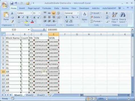 How To Import AutoCAD Attribute Values From Excel YouTube