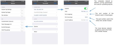 firefly touchosc listener and sender control interface