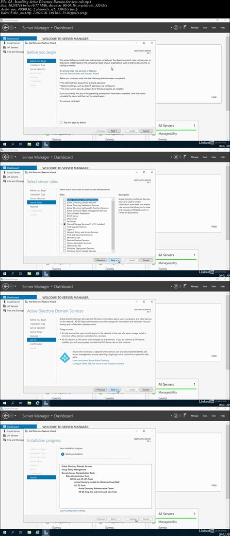 how to install and configure active directory in windows
