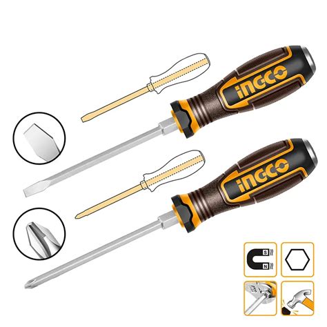 Set Destornillador Para Golpe Industrial Ph Sl 2 Piezas Ingc