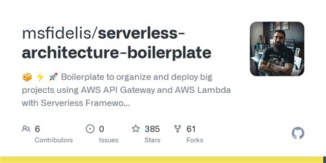 Github Msfidelisserverless Architecture Boilerplate Package Rocket Boilerplate To