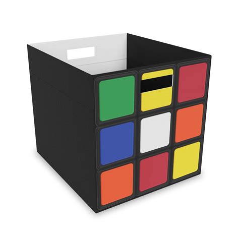 Rubiks Cube Felt Storage Box Large Cube Image Etsy