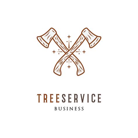 Tree Service Icon Logo Design Template 36499002 Vector Art At Vecteezy