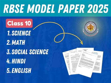 Rbse Class 10th Syllabus 2024 2025 All Subject