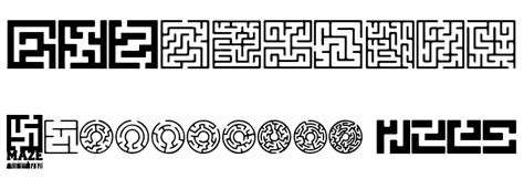 Maze Font