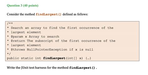 Solved Question Points Write A Search Method Search Chegg