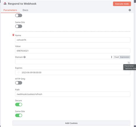 webhook node and respond to webhook node are omitting same name