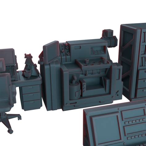 3d Printable Spaceship Lab By Tiny Furniture