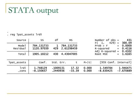 Ppt Class 4 Ordinary Least Squares Powerpoint Presentation Free Download Id 4493021