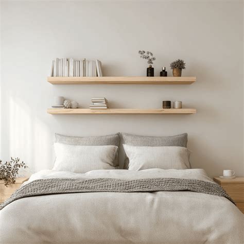 17 Floating Shelf Ideas Above Bed That Are Seriously Clever Decorpedlar