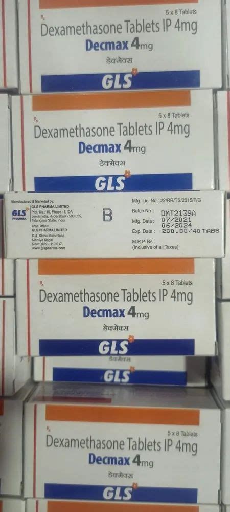 Decmax 4mg Tablet At ₹ 18 Stripe Dexona Tablet In Ahmedabad Id