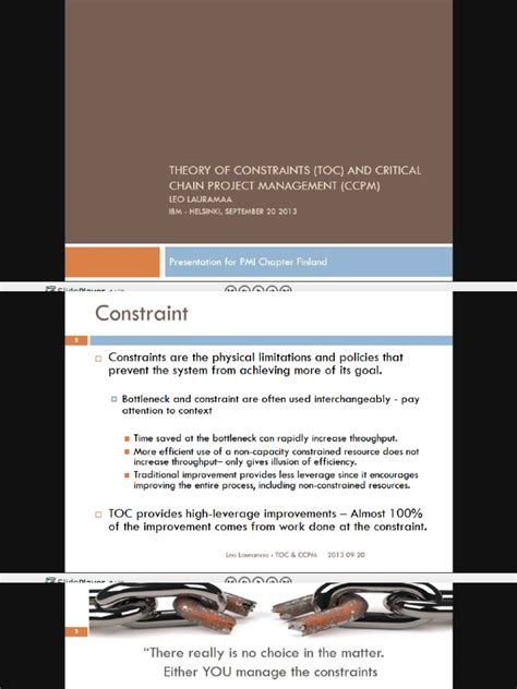 Toc And Ccpm Pdf Pdf