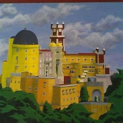 Palácio Da Pena Obra De Arte Artista José Martins Pintura
