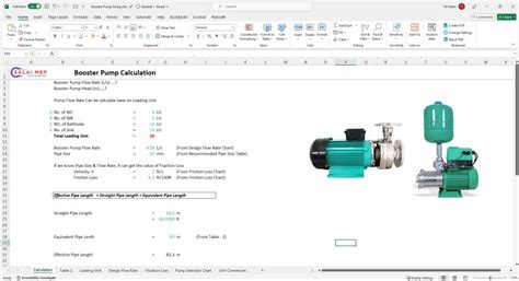Booster Pump Size Calculation Sheet Salai Kyaw Posted On The Topic Linkedin