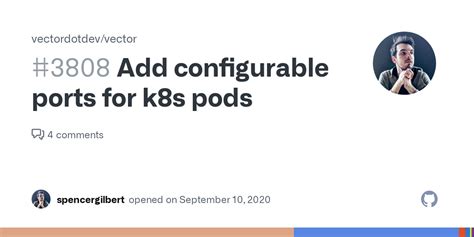 add configurable ports for k8s pods · issue 3808 · vectordotdev vector