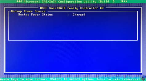 Presentation Of The Adaptec Configuration Utility Acu Of The Adaptec