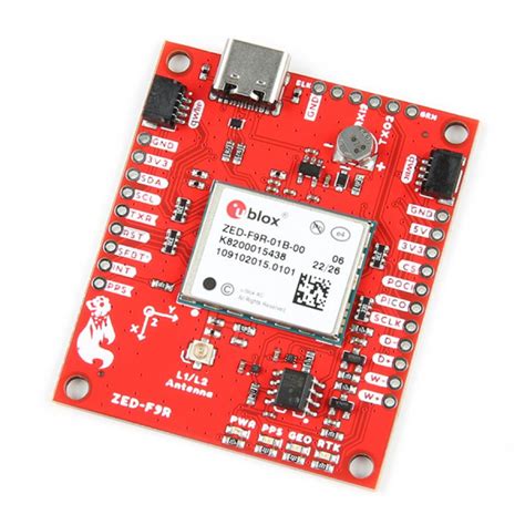 Sparkfun Gps Rtk Dead Reckoning Breakout Zed F9r Qwiic Gps 22693