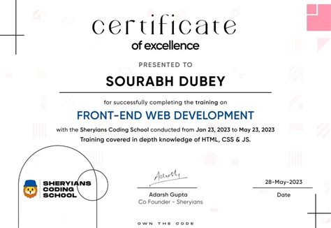 Sourav Dubey On Linkedin Sheryianscodingschool Frontenddeveloper Webdevelopment
