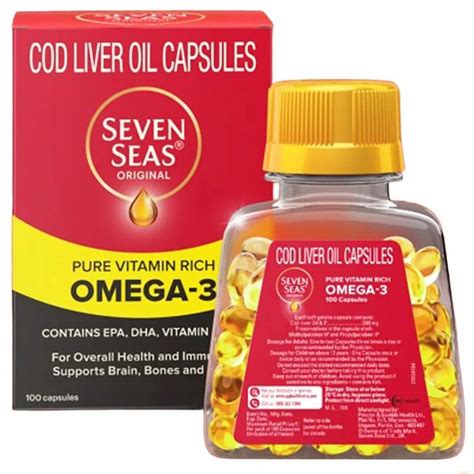 Seven Seas Cod Liver Oil Capsule Pack Of 500 At ₹ 424 71 Bottle In