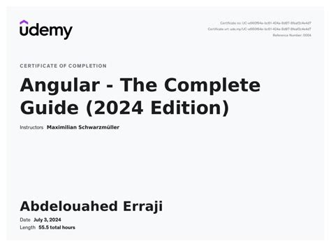 earned angular certification by maximilian schwarzmüller abdelouahed
