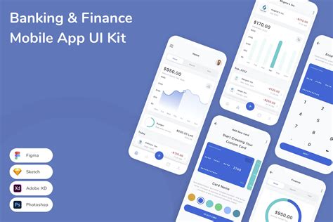 Figma Ui Kit Banking And Finance Mobile App Community Figma