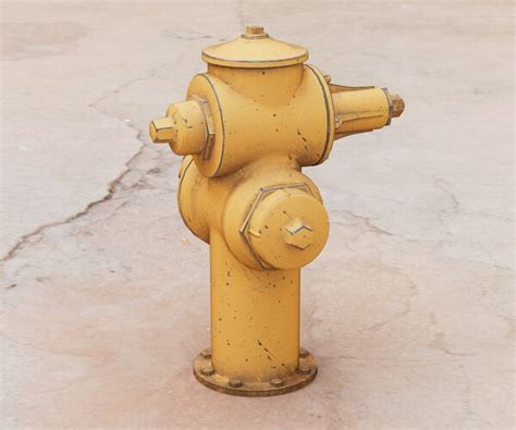 Artstation Urban Fire Hydrant Or Fireplug Game Assets