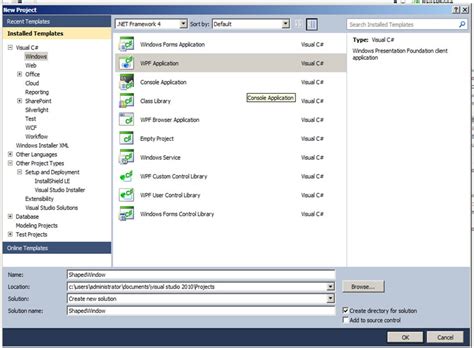 How To Create Shaped Or Irregular Window In Wpf