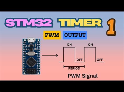 Stm32 Timers 1 Generate Pwm Output With Dma Beginner