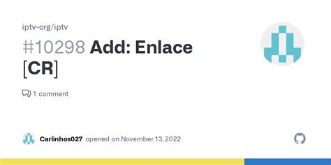 Add Enlace Cr · Issue 10298 · Iptv Orgiptv · Github