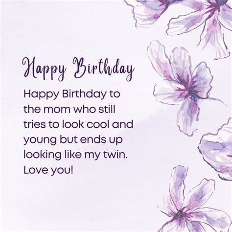 150 Unique Funny Birthday Wishes For Mom • Sandjest Ts