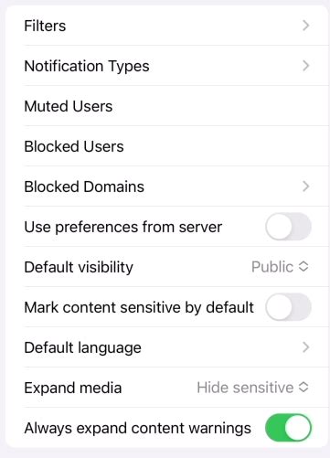 always expand content warnings hides content warning button even if