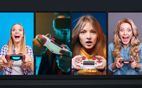 Gamrombo Wireless Controller For Ps4 White Gamepad Compatible For Ps4 Pro Slim Pc With Dual