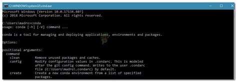 Fix Conda Is Not Recognized As An Internal Or External Command Operable Program Or Batch File