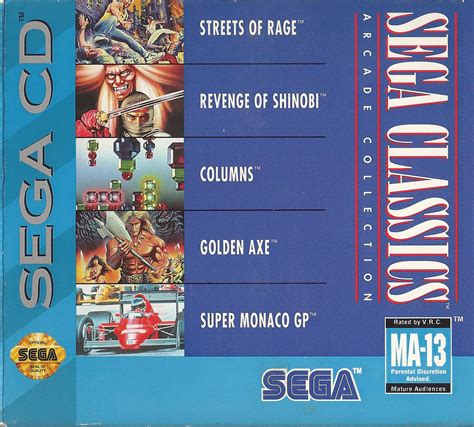 Sega Classics Arcade Collection 5 In 1 Images Launchbox Games Database