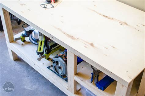Workbench Plans Diy 10x3 Heavy Duty Workbench Plans Craftcamp™