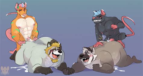 Rule 34 2021 All Fours Anal Anal Sex Anthro Badger Beard Blonde Hair