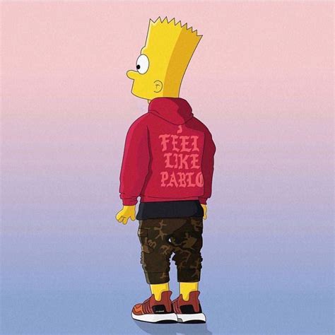 Hood Bart Simpson Supreme Wallpapers Top Free Hood Bart Simpson