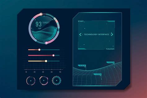Technology Interface Template Design Elements Premium Vector Rawpixel