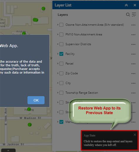 Restoring The Web App To Its Previous State