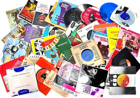 Lot A Collection Of Vintage 7 Vinyl Records Including The Kind And I