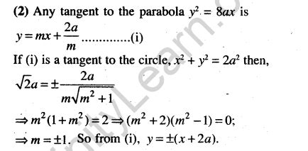 JEE Main Mathematics Conic Sections Previous Year Papers Questions
