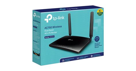 Tp Link Ac Draadloze Dual Band G Lte Router Archer Mr Wlan Lte Router Zwart Micro Sim