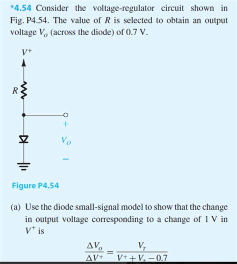 Solved Consider The Voltage Regulator Circuit Shown In Fig