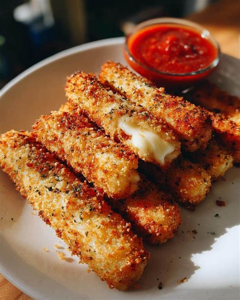 24 Irresistible Baked Mozzarella Sticks That Melt Hearts