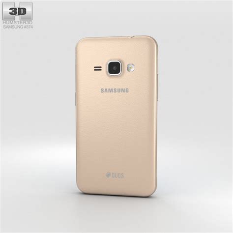 Samsung Galaxy J1 (2016) Gold 3D Model $49 - .3ds .c4d .max .obj .ma ...