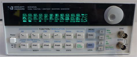 Hp 33120a Function Arbitrary Waveform Generator 15 Mhz Tested And Working 4 Ebay